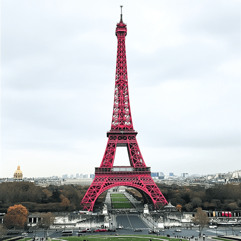 Eiffel Tower in Paris: New Color After Each 60 Tons Paint Job